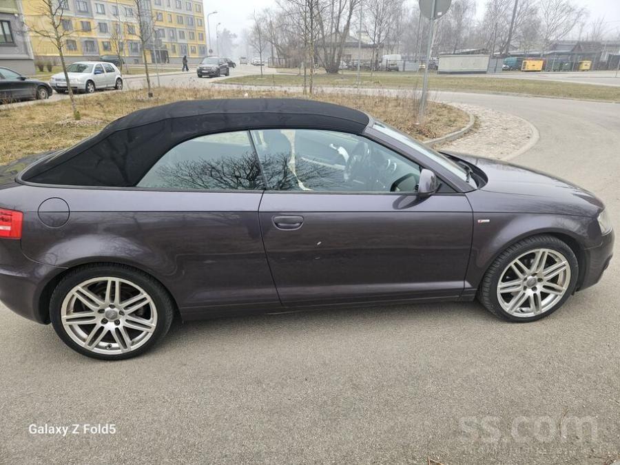 Violet Audi A3 2009 in Riga, with an engine capacity of 2.00 L and mileage of 113 thousand km for 6500 €, photo 8 on AUTOMOTO.COM.LV