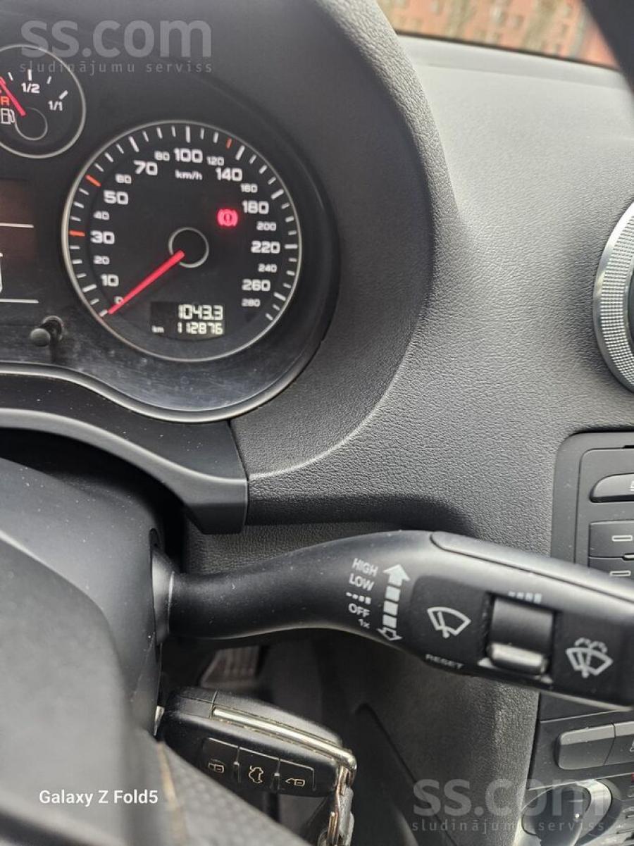 Violet Audi A3 2009 in Riga, with an engine capacity of 2.00 L and mileage of 113 thousand km for 6500 €, photo 19 on AUTOMOTO.COM.LV