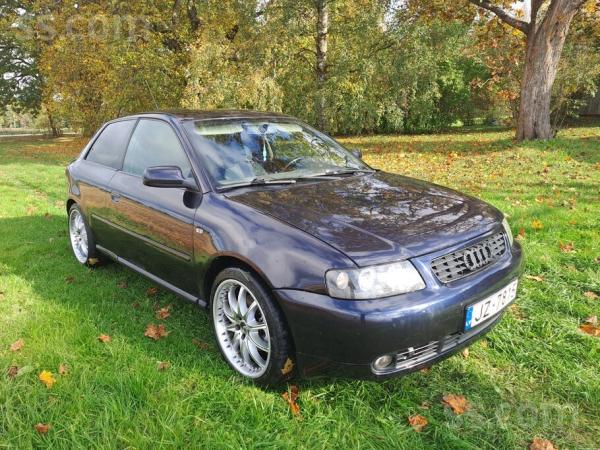 Violet Audi A3 2002 in Valmiera, with an engine capacity of 1.90 L and mileage of 373 thousand km for 1600 €, photo 1 on AUTOMOTO.COM.LV