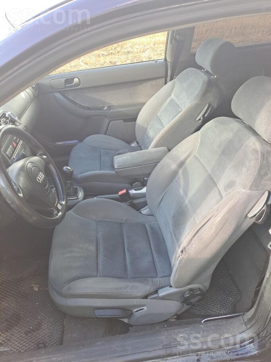 Violet Audi A3 2002 in Valmiera, with an engine capacity of 1.90 L and mileage of 373 thousand km for 1600 €, photo 15 on AUTOMOTO.COM.LV