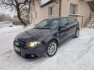 Violet Audi A3 2006 in Vilnius, with an engine capacity of 1.97 L and mileage of 339 thousand km for 3200 €, photo  on AUTOMOTO.COM.LV