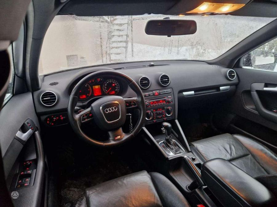 Violet Audi A3 2006 in Vilnius, with an engine capacity of 1.97 L and mileage of 339 thousand km for 3200 €, photo 5 on AUTOMOTO.COM.LV