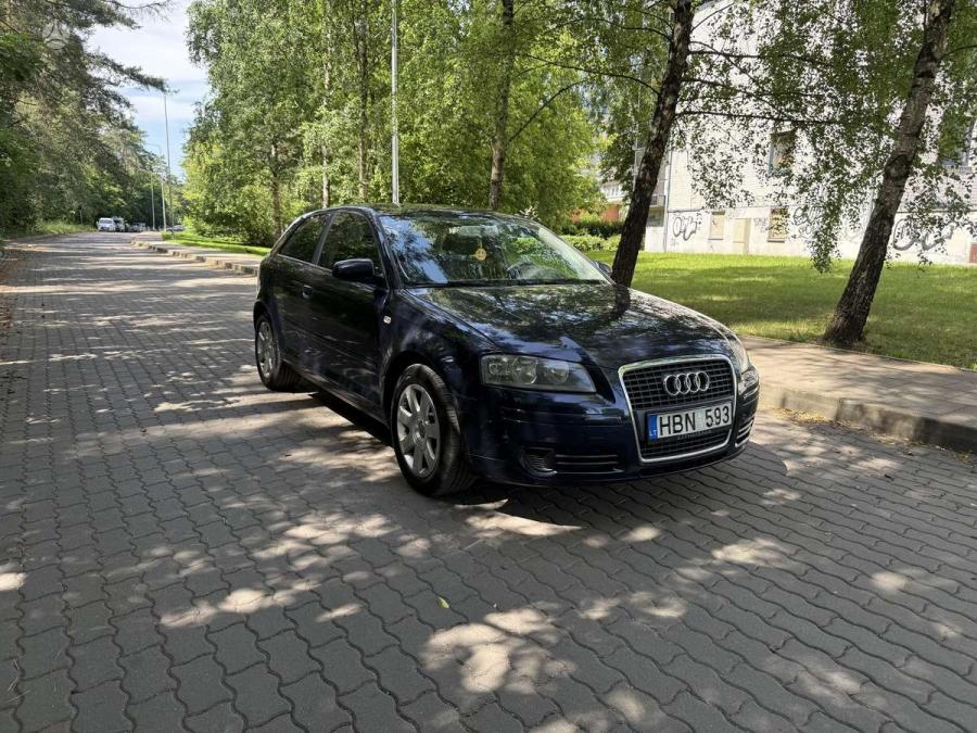 Violets Audi A3 2006 Viļņa, ar dzinēja tilpumu 1.60 L un nobraukumu 240 tūkst. km par 1499 €, foto 1 vietnē AUTOMOTO.COM.LV