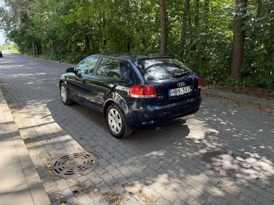 Violets Audi A3 2006 Viļņa, ar dzinēja tilpumu 1.60 L un nobraukumu 240 tūkst. km par 1499 €, foto 5 vietnē AUTOMOTO.COM.LV