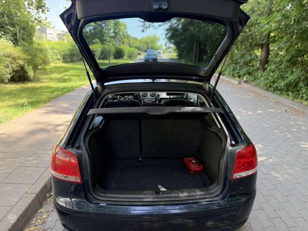 Violet Audi A3 2006 in Vilnius, with an engine capacity of 1.60 L and mileage of 240 thousand km for 1499 €, photo 5 on AUTOMOTO.COM.LV