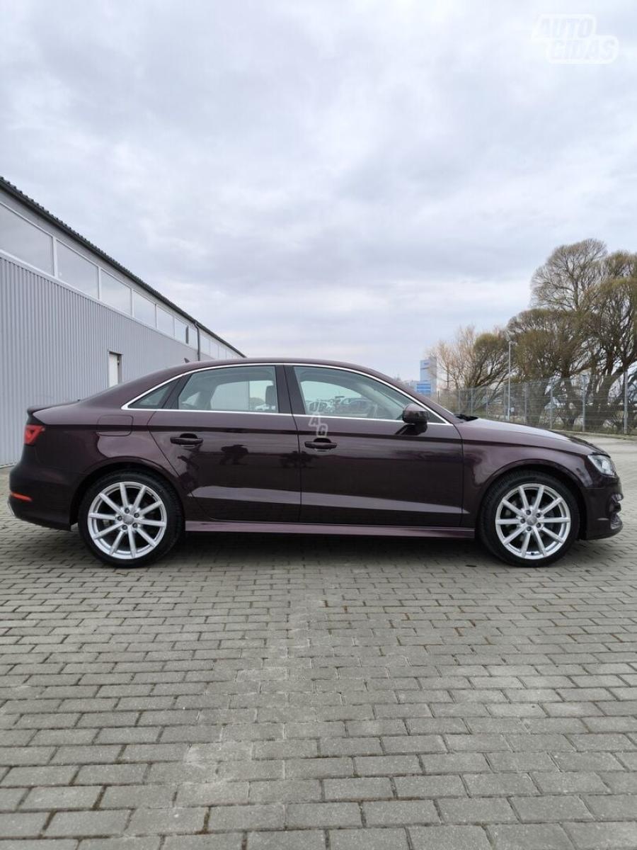 Violet Audi A3 2016 in Klaipeda, with an engine capacity of 2.00 L and mileage of 127 thousand km for 12800 €, photo 3 on AUTOMOTO.COM.LV