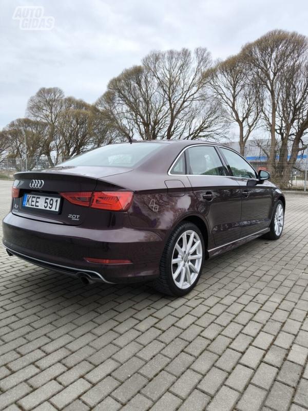 Violet Audi A3 2016 in Klaipeda, with an engine capacity of 2.00 L and mileage of 127 thousand km for 12800 €, photo 6 on AUTOMOTO.COM.LV