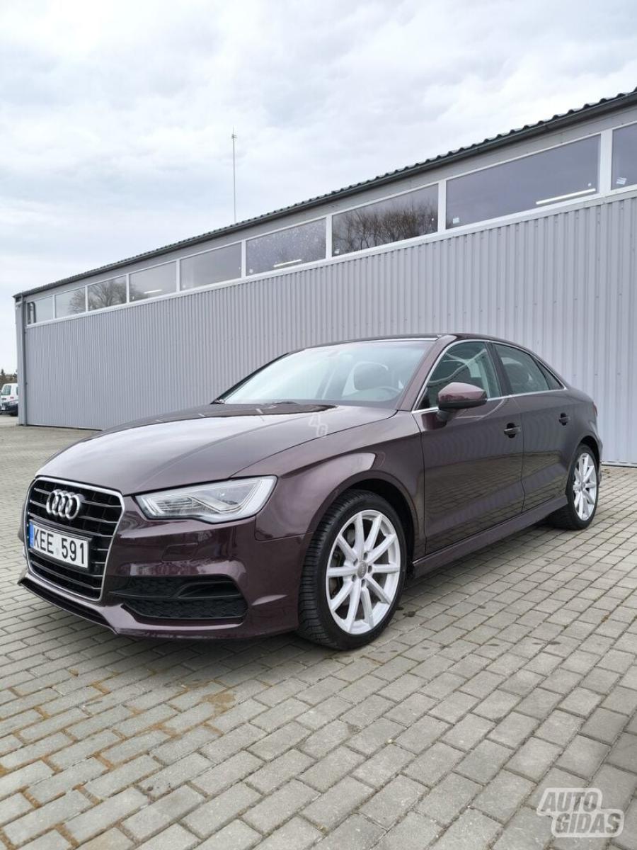 Violet Audi A3 2016 in Klaipeda, with an engine capacity of 2.00 L and mileage of 127 thousand km for 12800 €, photo 9 on AUTOMOTO.COM.LV