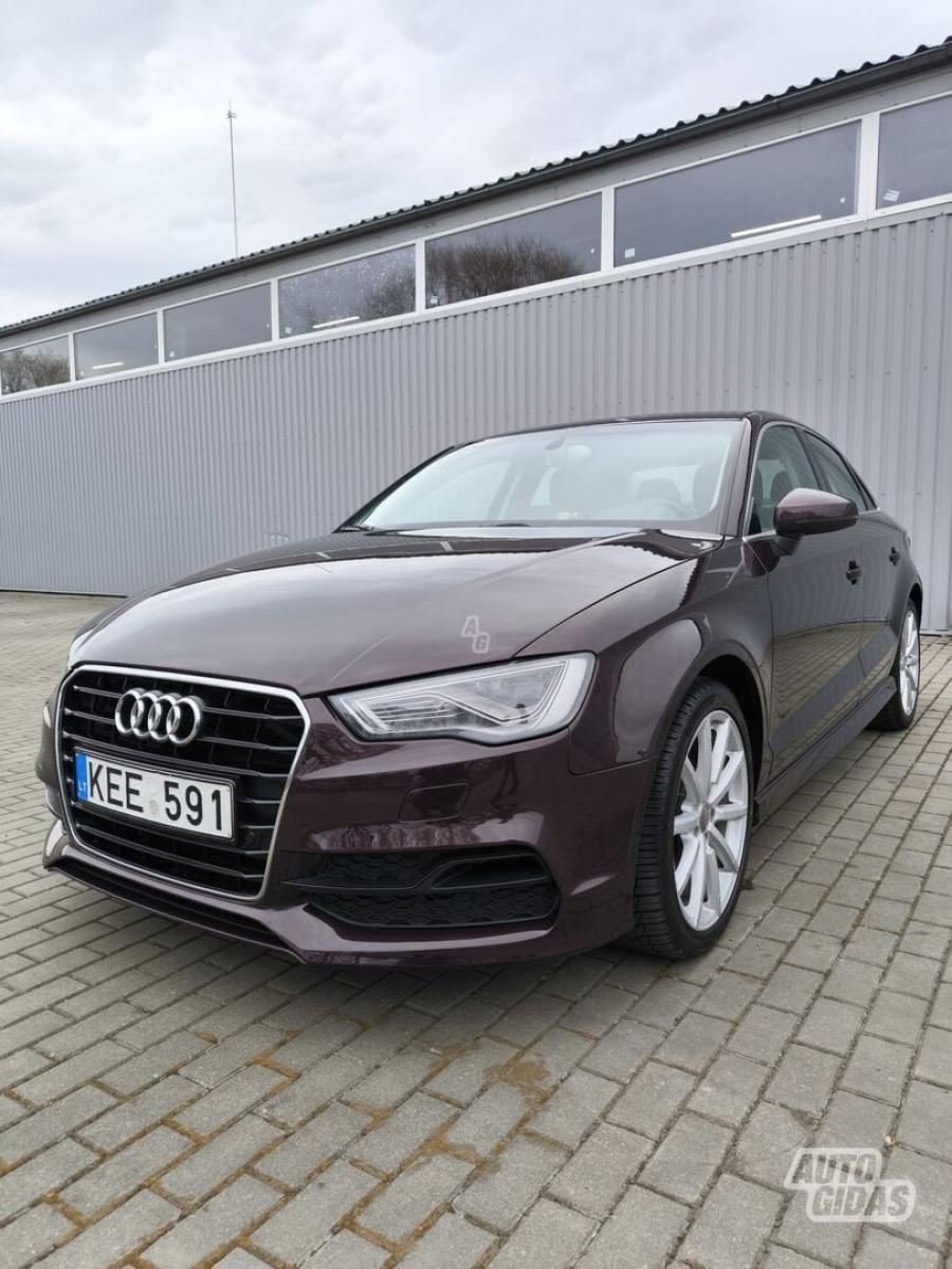 Violet Audi A3 2016 in Klaipeda, with an engine capacity of 2.00 L and mileage of 127 thousand km for 12800 €, photo 1 on AUTOMOTO.COM.LV