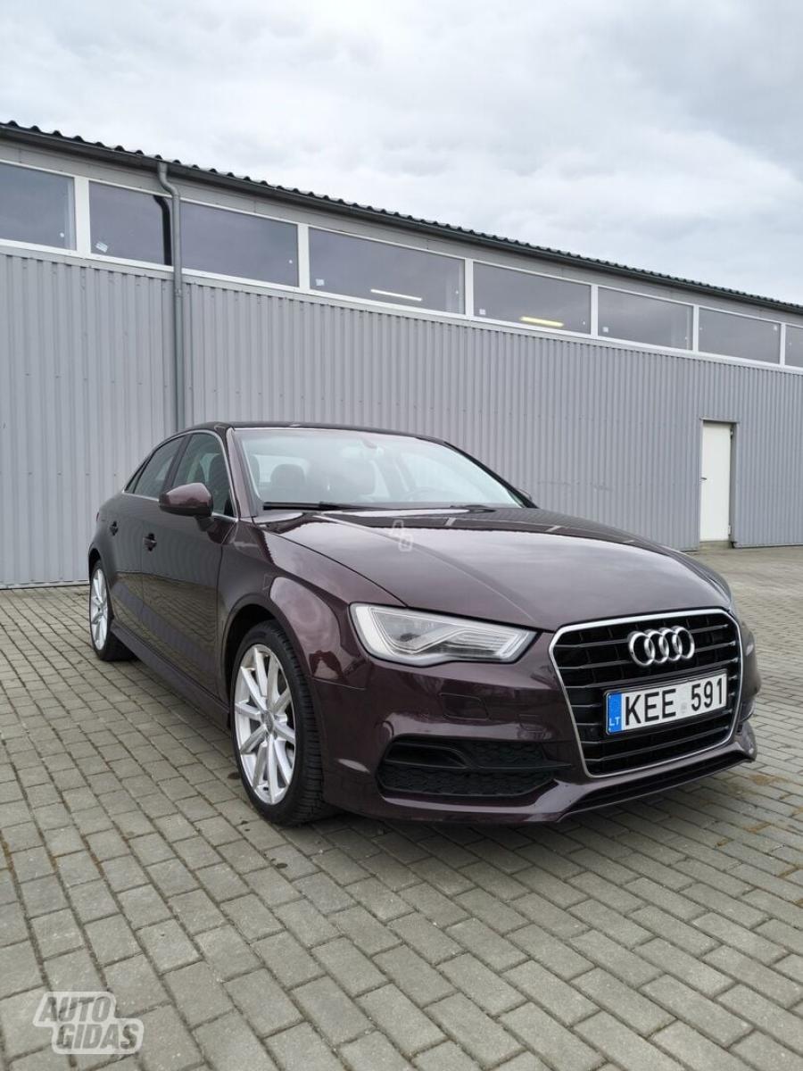 Violet Audi A3 2016 in Klaipeda, with an engine capacity of 2.00 L and mileage of 127 thousand km for 12800 €, photo 3 on AUTOMOTO.COM.LV