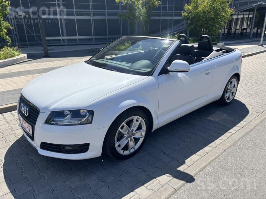White Audi A3 2009 in Riga, with an engine capacity of 1.80 L and mileage of 209 thousand km for 5900 €, photo 1 on AUTOMOTO.COM.LV