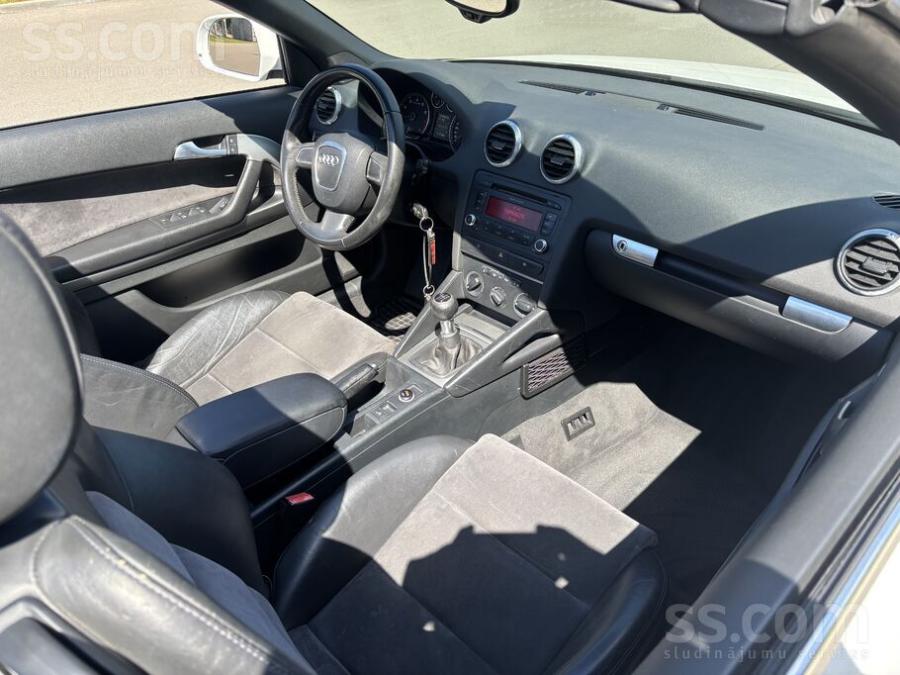 White Audi A3 2009 in Riga, with an engine capacity of 1.80 L and mileage of 209 thousand km for 5900 €, photo 9 on AUTOMOTO.COM.LV