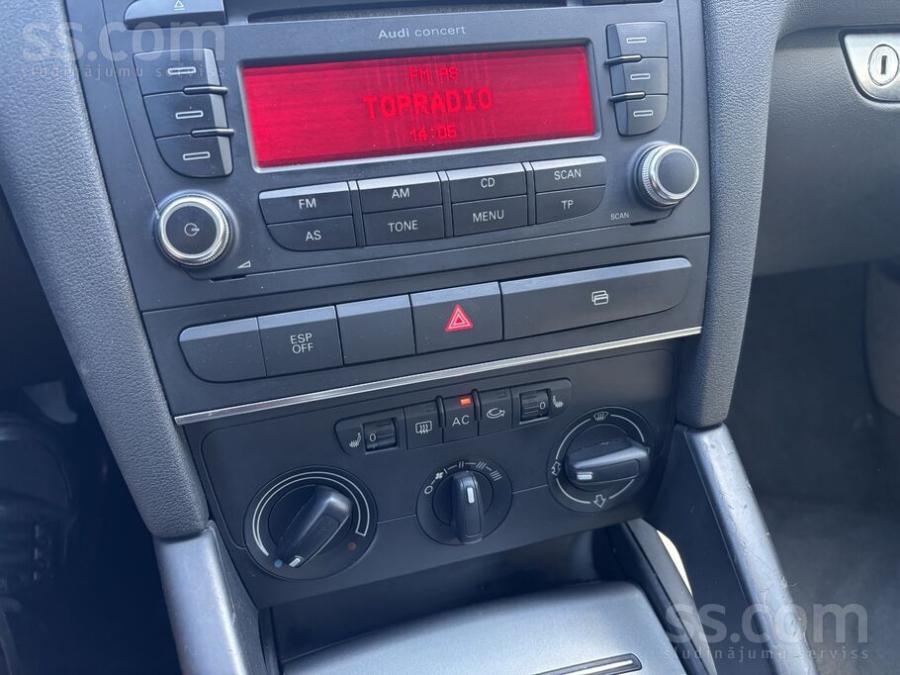 White Audi A3 2009 in Riga, with an engine capacity of 1.80 L and mileage of 209 thousand km for 5900 €, photo 14 on AUTOMOTO.COM.LV