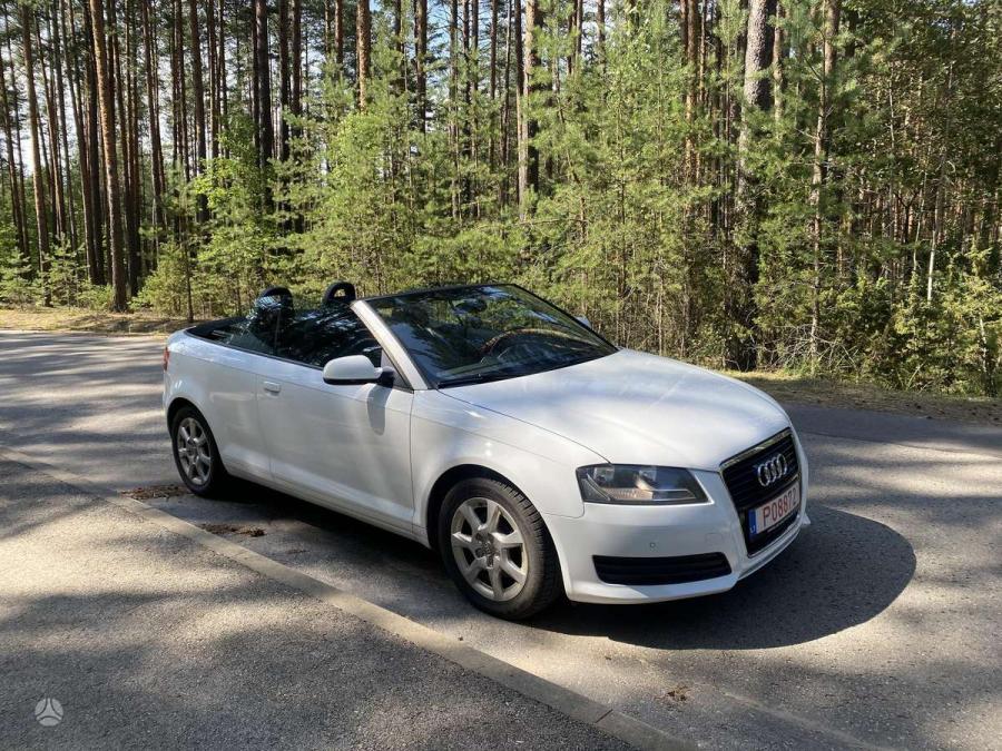 White Audi A3 2012 in Vilnius, with an engine capacity of 0.00 L and mileage of 221 thousand km for 6500 €, photo 4 on AUTOMOTO.COM.LV