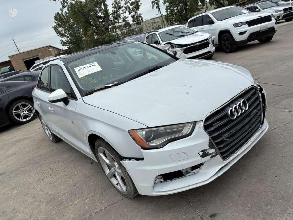 White Audi A3 2015 in Vilnius, with an engine capacity of 1.98 L and mileage of 148 thousand km for 5700 €, photo 2 on AUTOMOTO.COM.LV