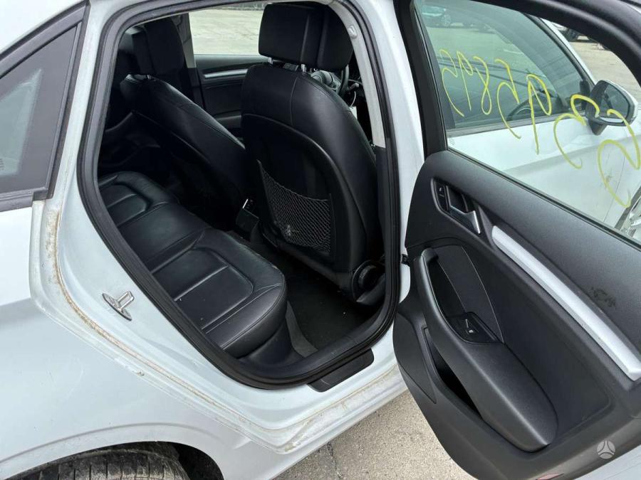 White Audi A3 2015 in Vilnius, with an engine capacity of 1.98 L and mileage of 148 thousand km for 5700 €, photo 18 on AUTOMOTO.COM.LV