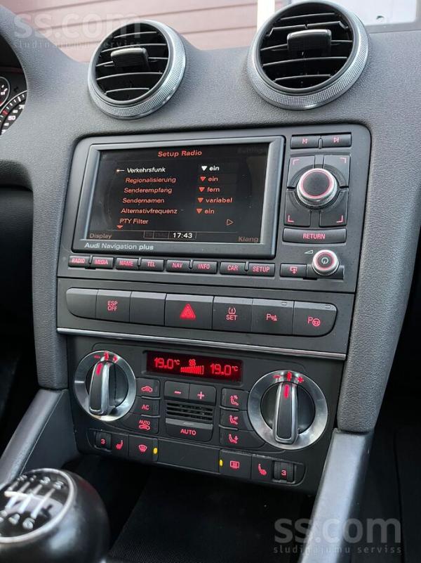 Balts Audi A3 2009 Jelgava, ar dzinēja tilpumu 2.00 L un nobraukumu 305 tūkst. km par 4900 €, foto 6 vietnē AUTOMOTO.COM.LV