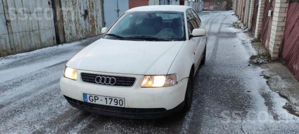 Balts Audi A3 1997 Rīga, ar dzinēja tilpumu 1.80 L un nobraukumu 358 tūkst. km par 650 €, foto 1 vietnē AUTOMOTO.COM.LV