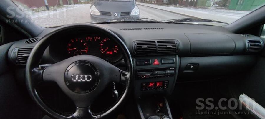 White Audi A3 1997 in Riga, with an engine capacity of 1.80 L and mileage of 358 thousand km for 650 €, photo 8 on AUTOMOTO.COM.LV