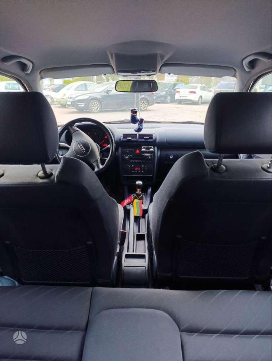 Balts Audi A3 2001 Viļņa, ar dzinēja tilpumu 1.60 L un nobraukumu 217 tūkst. km par 1100 €, foto 10 vietnē AUTOMOTO.COM.LV