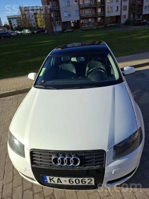 White Audi A3 2003 in Valmiera, with an engine capacity of 1.60 L and mileage of 332 thousand km for 2100 €, photo 5 on AUTOMOTO.COM.LV