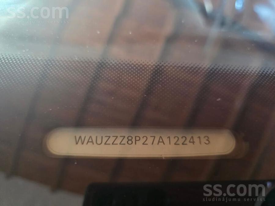 Balts Audi A3 2006 Madona, ar dzinēja tilpumu 2.00 L un nobraukumu 283 tūkst. km par 4000 €, foto 27 vietnē AUTOMOTO.COM.LV