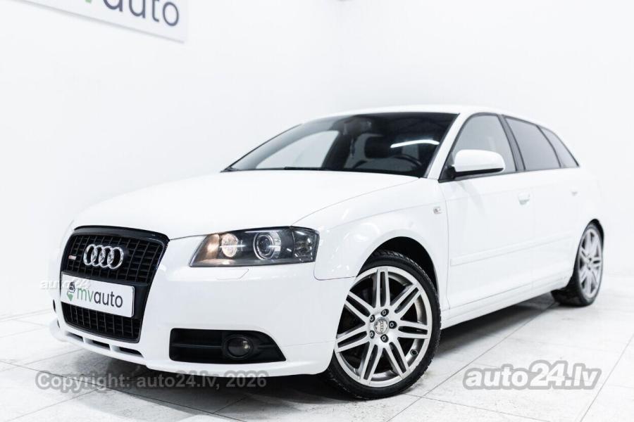 White Audi A3 2007 in Tallinn, with an engine capacity of 2.00 L and mileage of 314 thousand km for 5500 €, photo 3 on AUTOMOTO.COM.LV