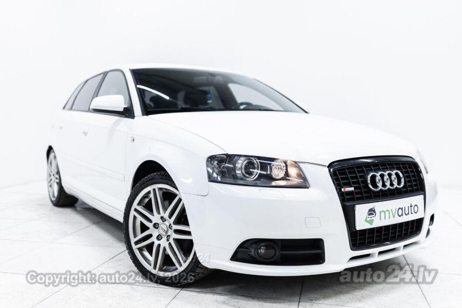 White Audi A3 2007 in Tallinn, with an engine capacity of 2.00 L and mileage of 314 thousand km for 5500 €, photo 5 on AUTOMOTO.COM.LV