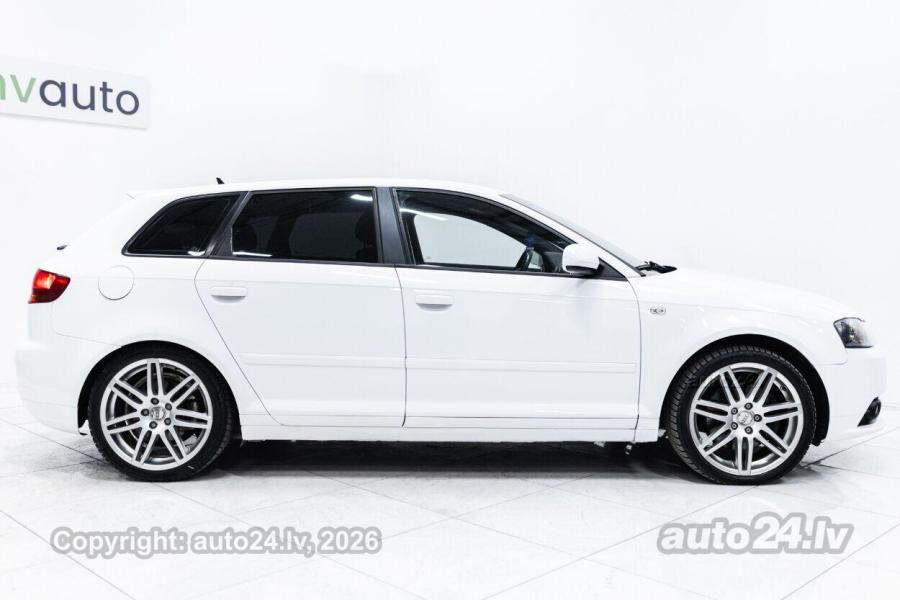 White Audi A3 2007 in Tallinn, with an engine capacity of 2.00 L and mileage of 314 thousand km for 5500 €, photo 10 on AUTOMOTO.COM.LV
