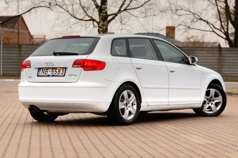 Белый Ауди А3 2007 в Елгава, объемом двигателя 2.00 л и пробегом 310 тыс. км за 3700 €, фото 4 на AUTOMOTO.COM.LV
