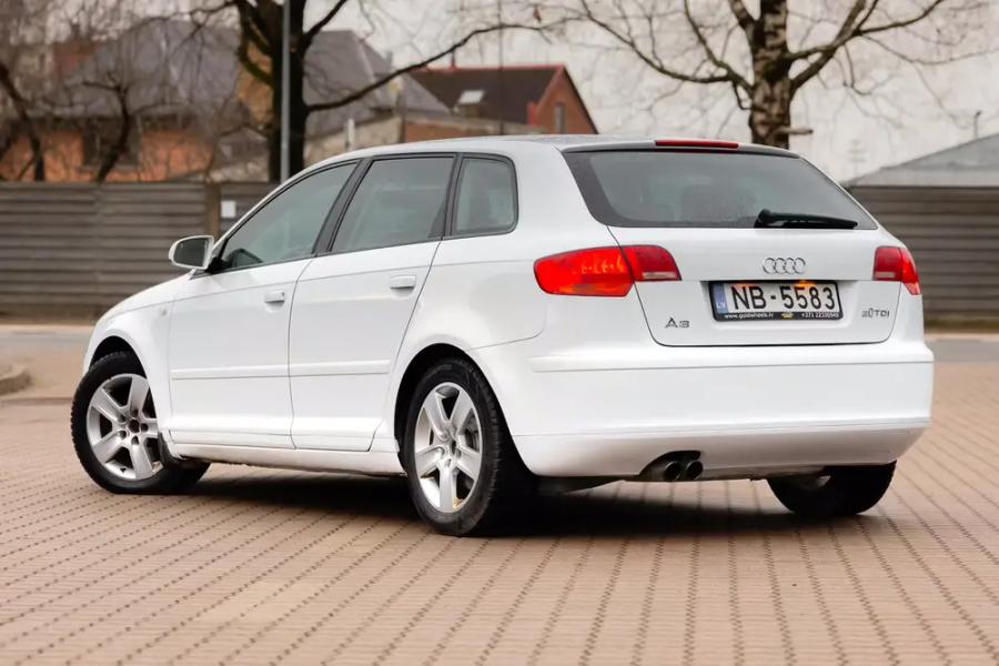 Белый Ауди А3 2007 в Елгава, объемом двигателя 2.00 л и пробегом 310 тыс. км за 3700 €, фото 5 на AUTOMOTO.COM.LV