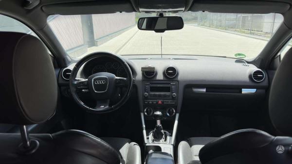 White Audi A3 2007 in Panevezys, with an engine capacity of 1.80 L and mileage of 250 thousand km for 3800 €, photo 10 on AUTOMOTO.COM.LV