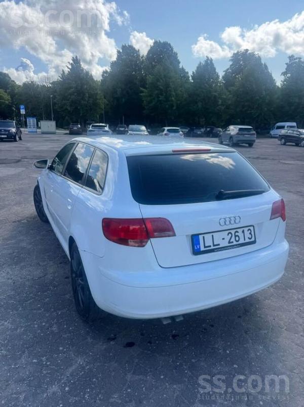 Balts Audi A3 2007 Liepāja, ar dzinēja tilpumu 2.00 L un nobraukumu 344 tūkst. km par 2850 €, foto 2 vietnē AUTOMOTO.COM.LV