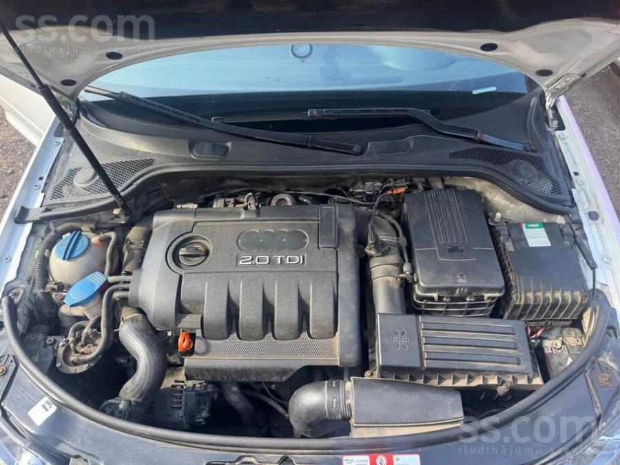 Balts Audi A3 2007 Liepāja, ar dzinēja tilpumu 2.00 L un nobraukumu 344 tūkst. km par 2850 €, foto 9 vietnē AUTOMOTO.COM.LV
