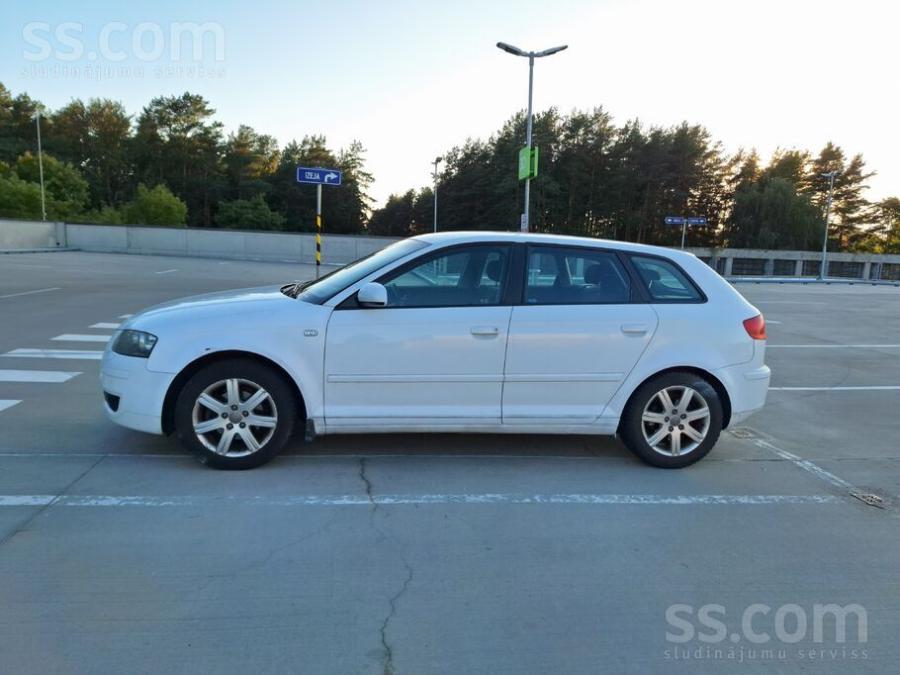 White Audi A3 2007 in Riga, with an engine capacity of 1.60 L and mileage of 256 thousand km for 3000 €, photo 11 on AUTOMOTO.COM.LV