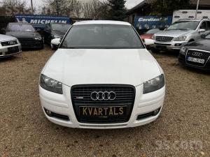 White Audi A3 2008 in Riga, with an engine capacity of 2.00 L and mileage of 0 thousand km for 2990 €, photo 2 on AUTOMOTO.COM.LV