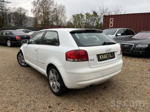White Audi A3 2008 in Riga, with an engine capacity of 2.00 L and mileage of 0 thousand km for 2990 €, photo 4 on AUTOMOTO.COM.LV