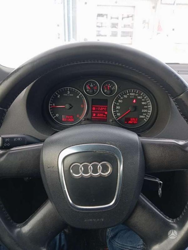 White Audi A3 2008 in Klaipeda, with an engine capacity of 1.97 L and mileage of 282 thousand km for 2100 €, photo 10 on AUTOMOTO.COM.LV