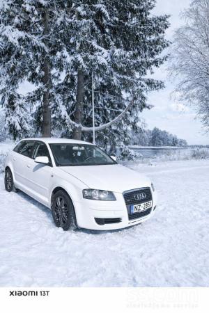 Balts Audi A3 2008 Alūksne, ar dzinēja tilpumu 2.00 L un nobraukumu 263 tūkst. km par 4500 €, foto  vietnē AUTOMOTO.COM.LV