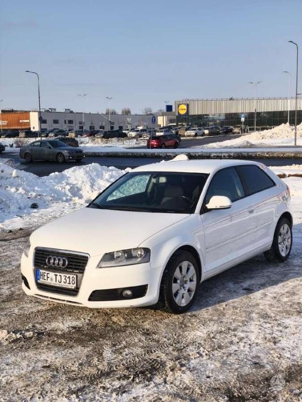 Balts Audi A3 2008 Kauņa, ar dzinēja tilpumu 1.39 L un nobraukumu 167 tūkst. km par 3750 €, foto 2 vietnē AUTOMOTO.COM.LV