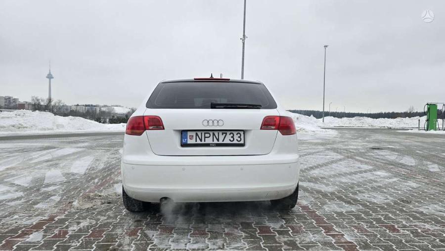 Balts Audi A3 2008 Viļņa, ar dzinēja tilpumu 1.60 L un nobraukumu 221 tūkst. km par 5650 €, foto 5 vietnē AUTOMOTO.COM.LV