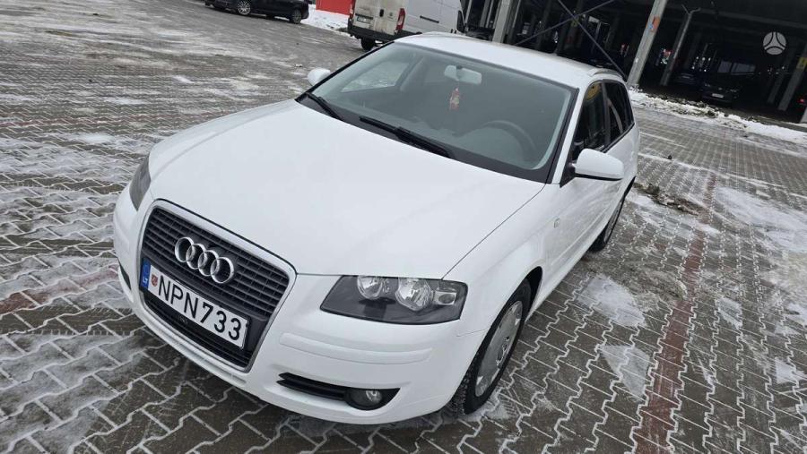 Balts Audi A3 2008 Viļņa, ar dzinēja tilpumu 1.60 L un nobraukumu 221 tūkst. km par 5650 €, foto 9 vietnē AUTOMOTO.COM.LV