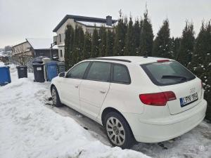 White Audi A3 2008 in Alytus, with an engine capacity of 1.97 L and mileage of 282 thousand km for 2850 €, photo  on AUTOMOTO.COM.LV
