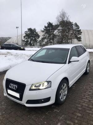 White Audi A3 2008 in Vilnius, with an engine capacity of 1.90 L and mileage of 242 thousand km for 5600 €, photo 2 on AUTOMOTO.COM.LV