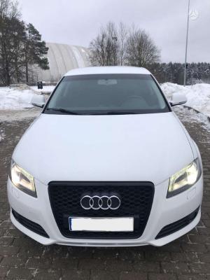 White Audi A3 2008 in Vilnius, with an engine capacity of 1.90 L and mileage of 242 thousand km for 5600 €, photo 3 on AUTOMOTO.COM.LV