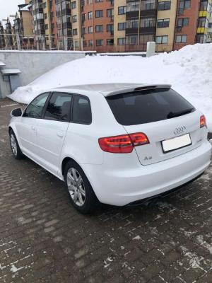 White Audi A3 2008 in Vilnius, with an engine capacity of 1.90 L and mileage of 242 thousand km for 5600 €, photo 7 on AUTOMOTO.COM.LV