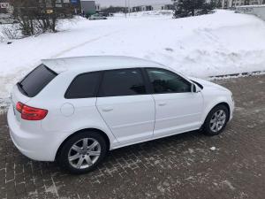 White Audi A3 2008 in Vilnius, with an engine capacity of 1.90 L and mileage of 242 thousand km for 5600 €, photo 11 on AUTOMOTO.COM.LV