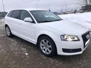 White Audi A3 2008 in Vilnius, with an engine capacity of 1.90 L and mileage of 242 thousand km for 5600 €, photo 12 on AUTOMOTO.COM.LV