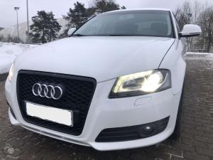 White Audi A3 2008 in Vilnius, with an engine capacity of 1.90 L and mileage of 242 thousand km for 5600 €, photo 15 on AUTOMOTO.COM.LV