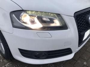White Audi A3 2008 in Vilnius, with an engine capacity of 1.90 L and mileage of 242 thousand km for 5600 €, photo 19 on AUTOMOTO.COM.LV